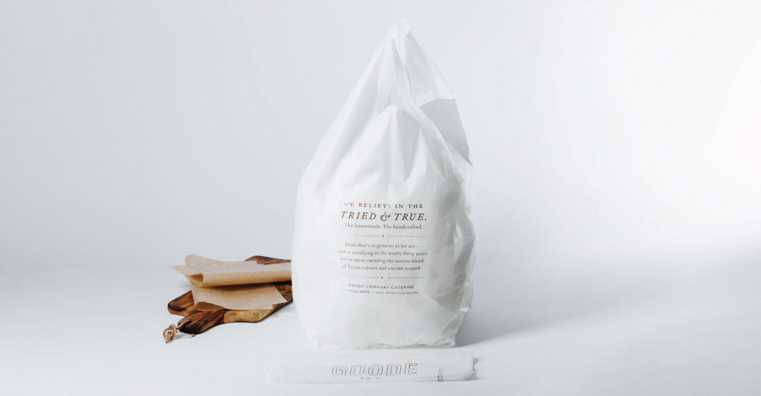 Restaurant Packaging Including Carry-Out Bags for Goode Co. | CRP