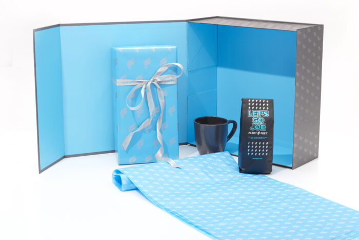 Custom Gift Packaging for Fleet Fleet | Creative Retail Packaging